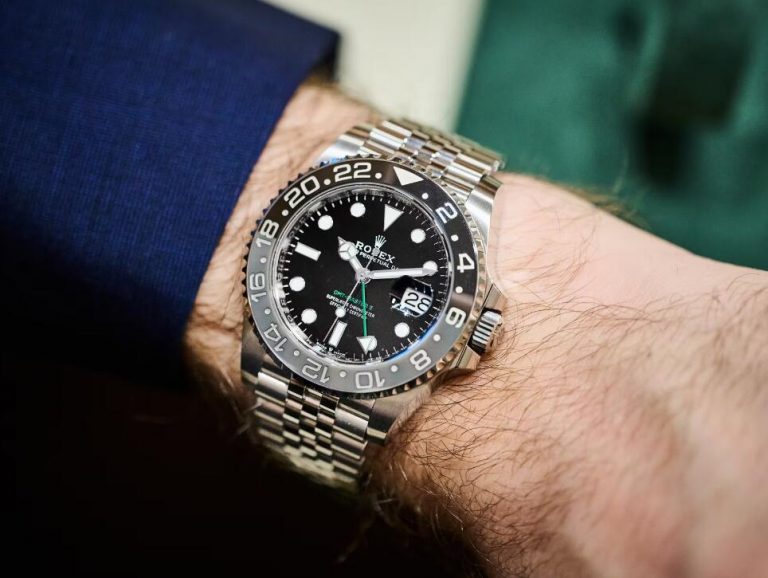 The New Canada Best Quality Grey And Black Fake Rolex GMT-Master II ...